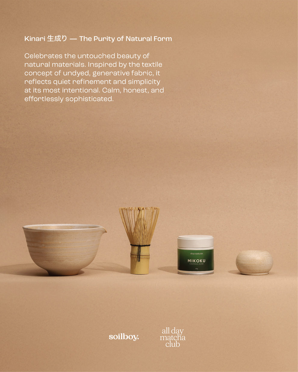 ADMC x Soilboy: Matcha Gift Set – all day matcha club